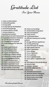 Gratitude List - 500 Things You Can Be Grateful For